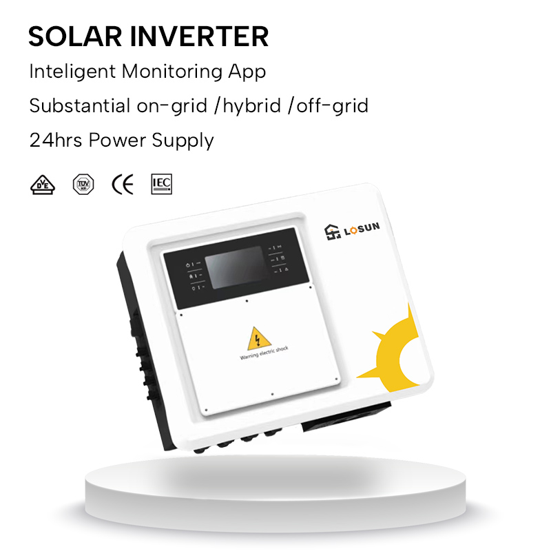 Losun Solar energy, Lithium Battery, off grid, hybrid Inverter, Solar Panel